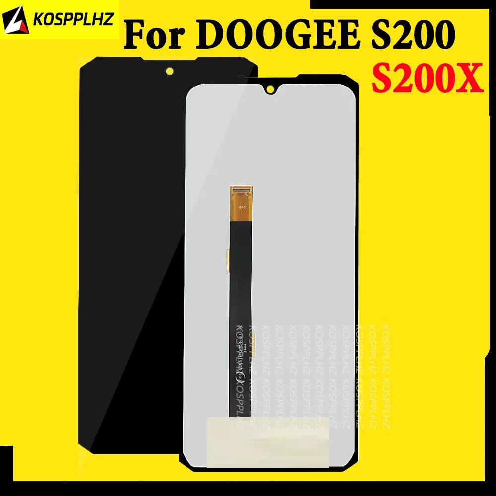 Оригинальный AMOLED для DOOGEE S200 6,72 "FHD + Замена экрана дисплея S200 PLUS 24H For DOOGEE S200