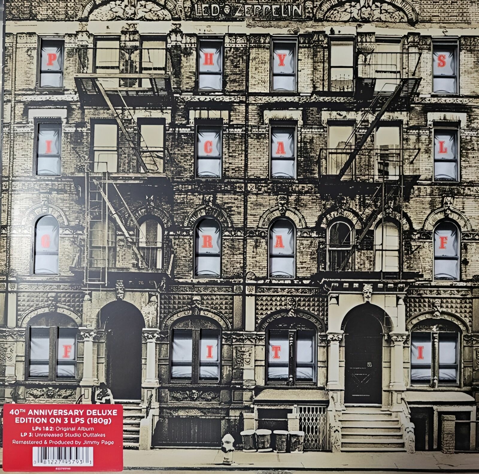 Led Zeppelin. Physical Graffiti (3LP, 40th ANNIVERSARY EDITION , Reissue, Remastered/Виниловая пластинка)