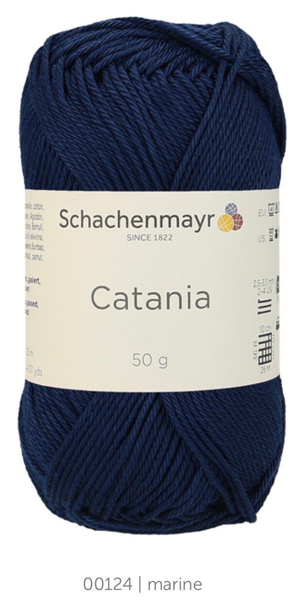 Catania /Катания/ пряжа Schachenmayr Originals, MEZ, 9801210 (00124, marine (морской), синий)