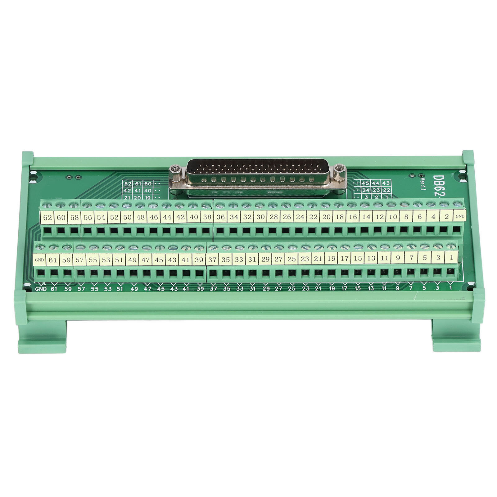 Клеммная колонка, штекер-гнездо, интерфейсный разъем, 3-рядный адаптер, плата расширения, модуль DC 60VDB62-M7