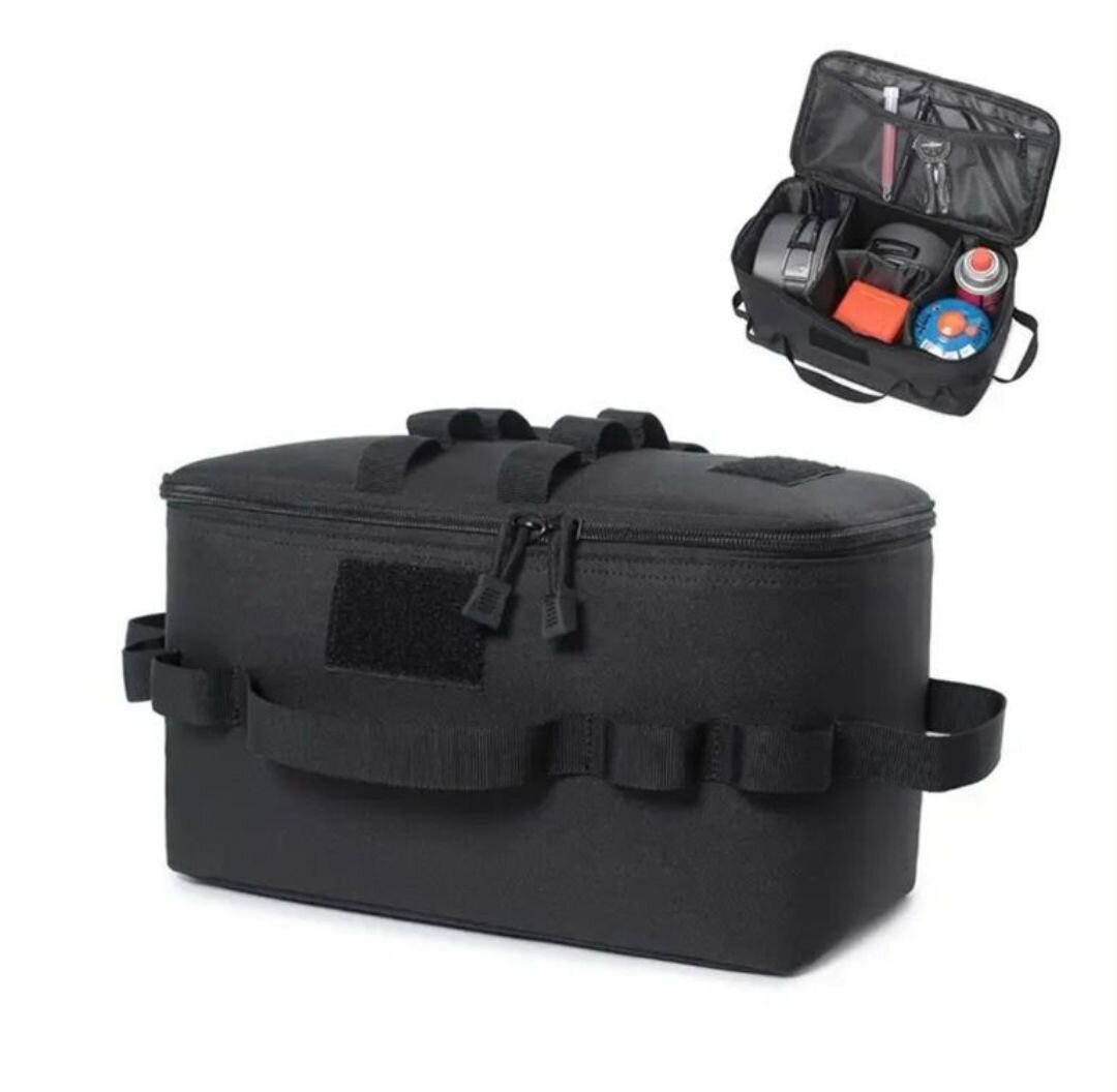 Сумка органайзер для пикника, отдыха на природе. Сумка в кофры для мотоцикла