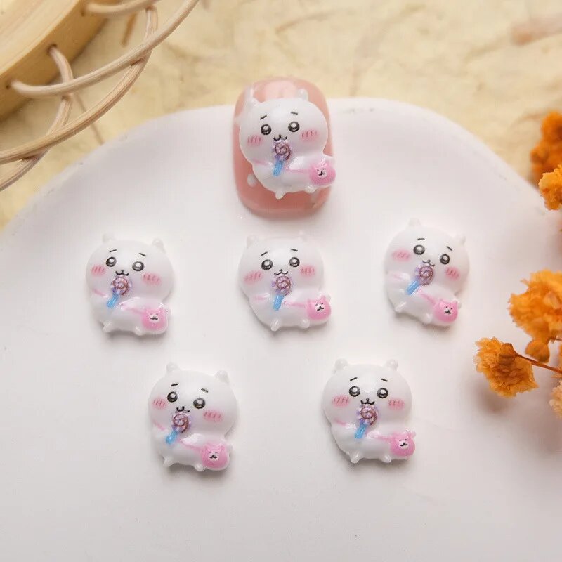 Смоляные подвески кролики 20шт, Цвет: 20Pcs Funny