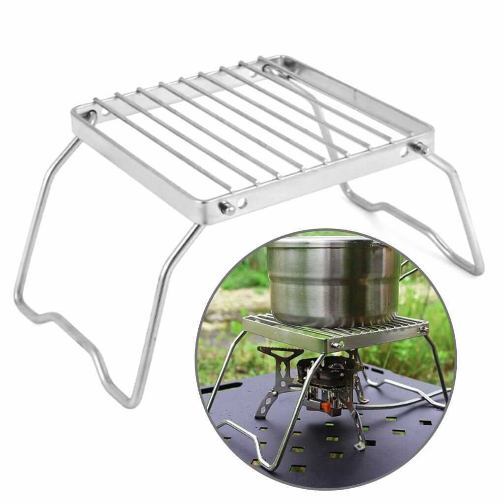 Полосатая подставка для мини-гриля