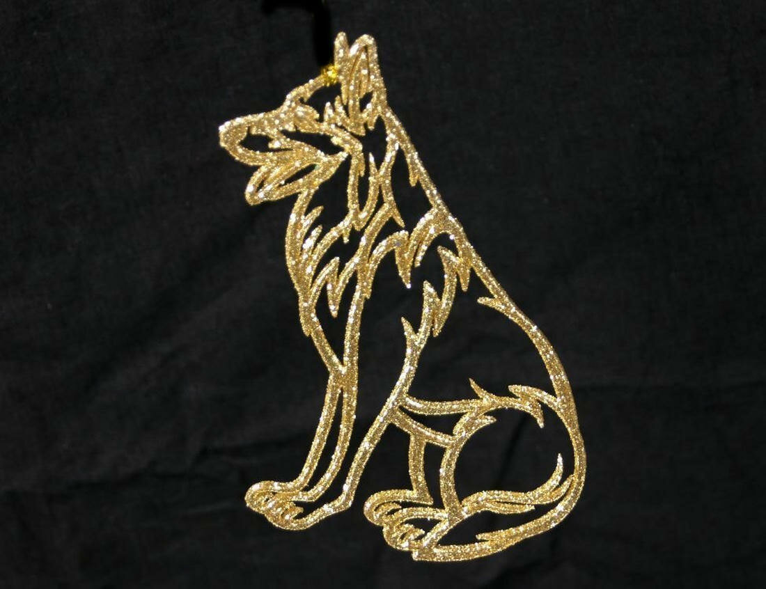 Елочное украшение золотая, 12х10 см, Морозко