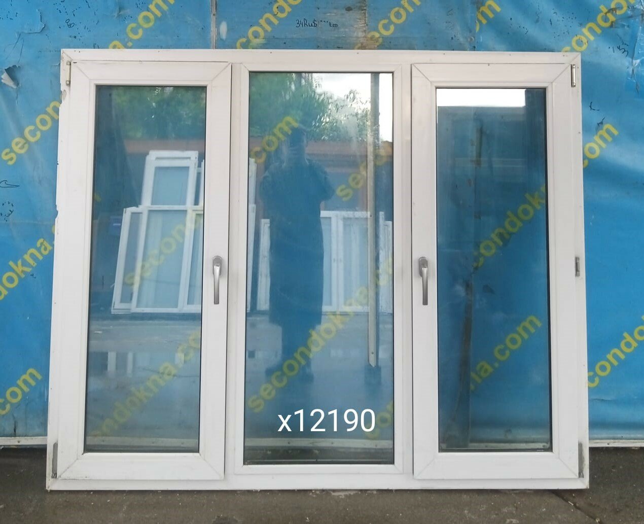 Пластиковое окно Б/У 1430(в)х1760(ш)