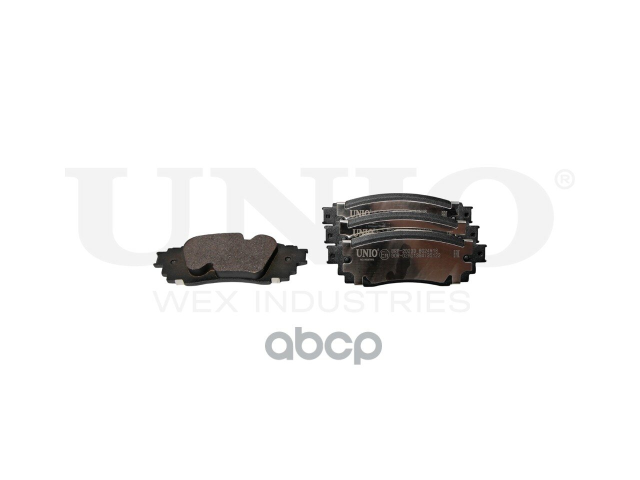 Колодки тормозные диск. задние Toyota Rav 4 (A50) 18-, Camry (XV70) 17-, Corolla (E210) 19- UNIO арт. BRP-20233