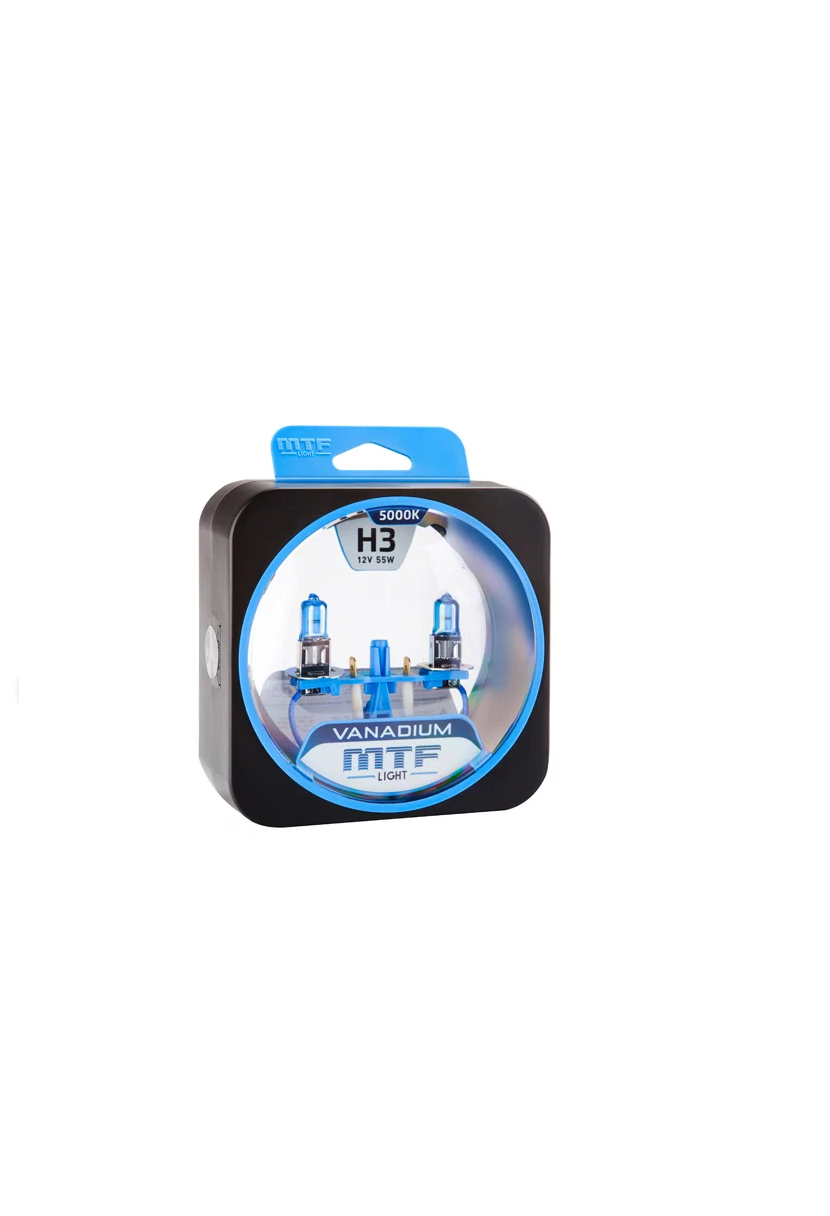 Галогеновые лампы MTF light Vanadium 5000K H3 12V 55W (2 лампы)