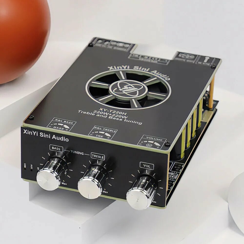 KNOW EASY-220Wx2 Плата усилителя мощности Двухканальный динамик Стерео аудио AMP