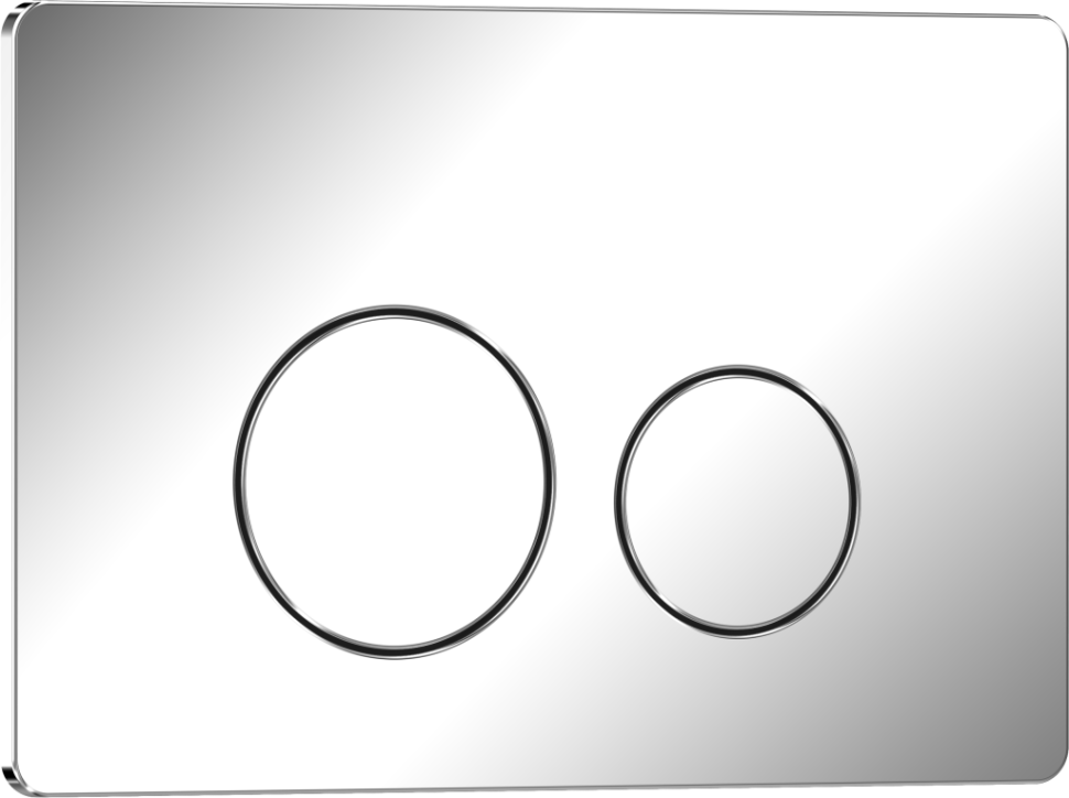 Кнопка смыва IBERICA BLANCA INOX-O нержавеющая сталь, хром глянцевый (IB. B081.003.001)