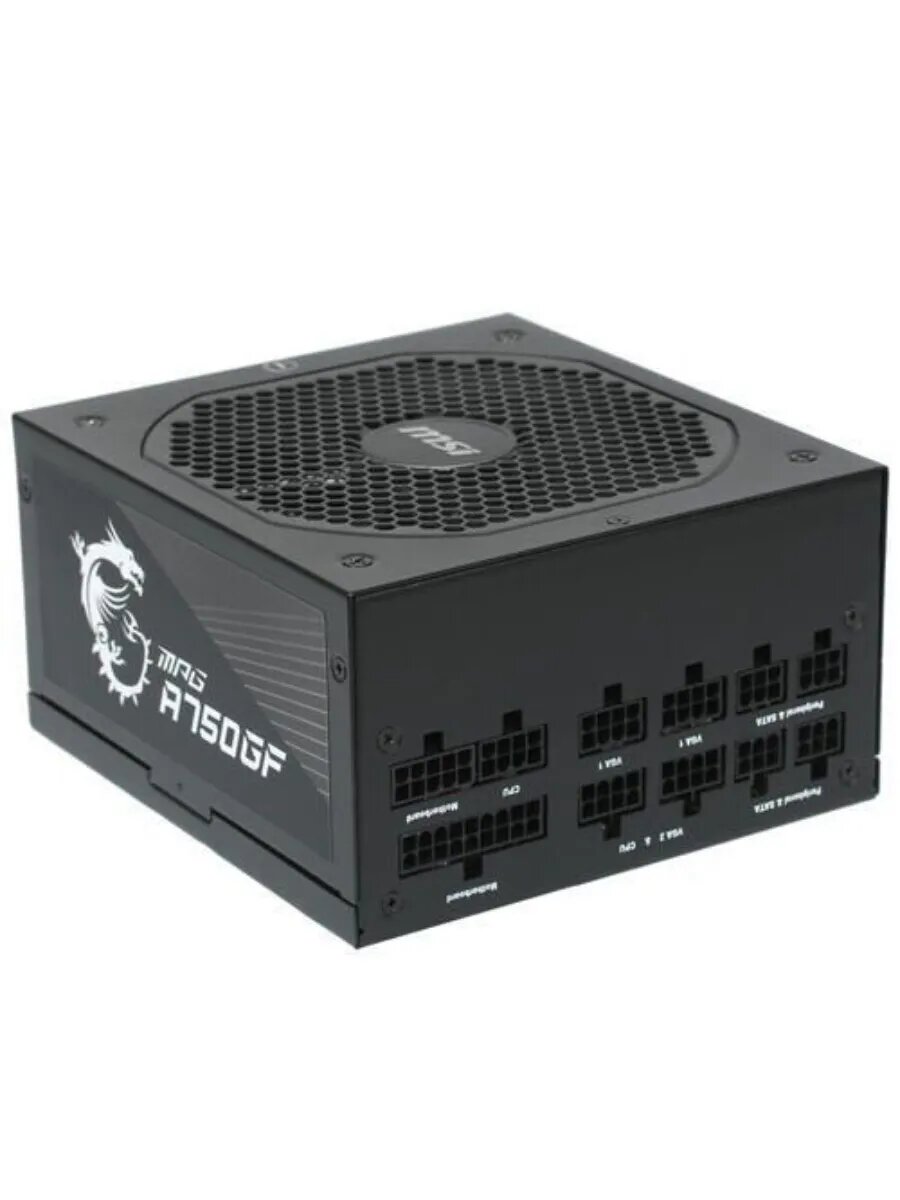 Блок питания MPG A750GF MPG A750GF черный - 750 Вт, 80+ Gold