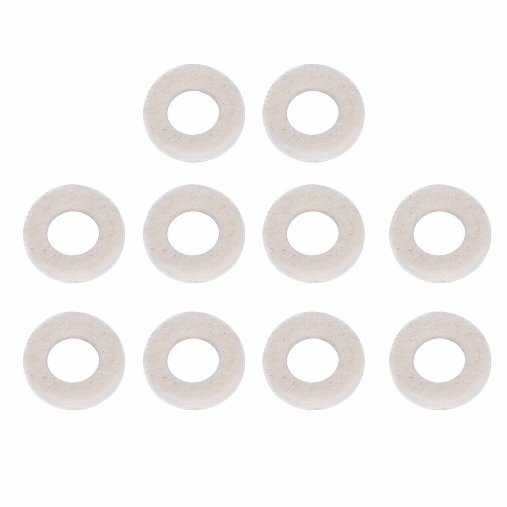 Войлочные шайбы для трубных клапанов, прокладки для труб, аксессуары для музыкальных инструментов, прочные запасные части