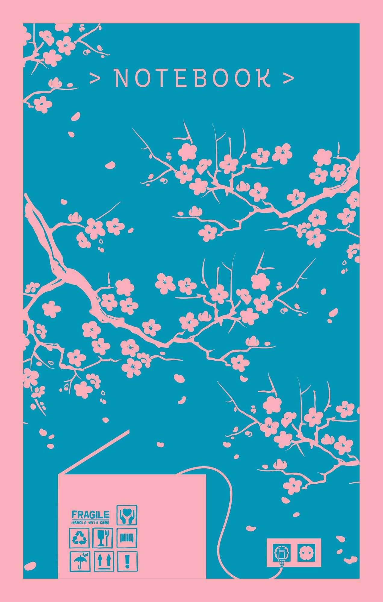 Блокнот А5 48л тчк. "Ветка сакуры. Машины как я" 7 БЦ, 125*200мм, выб. лак.