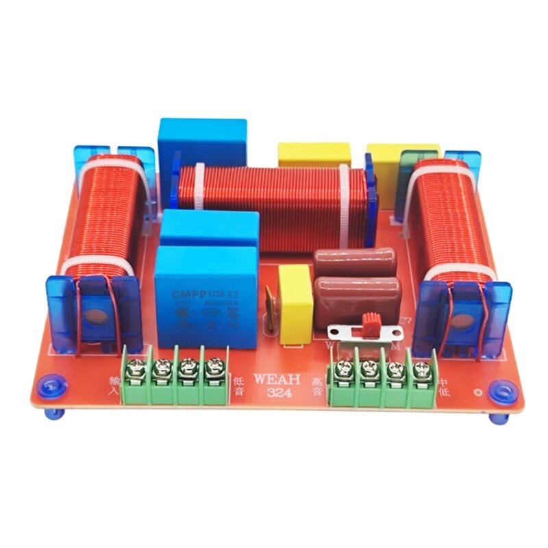 400W Регулируемый Фильтр Частот 3-Х Путевой Спикер