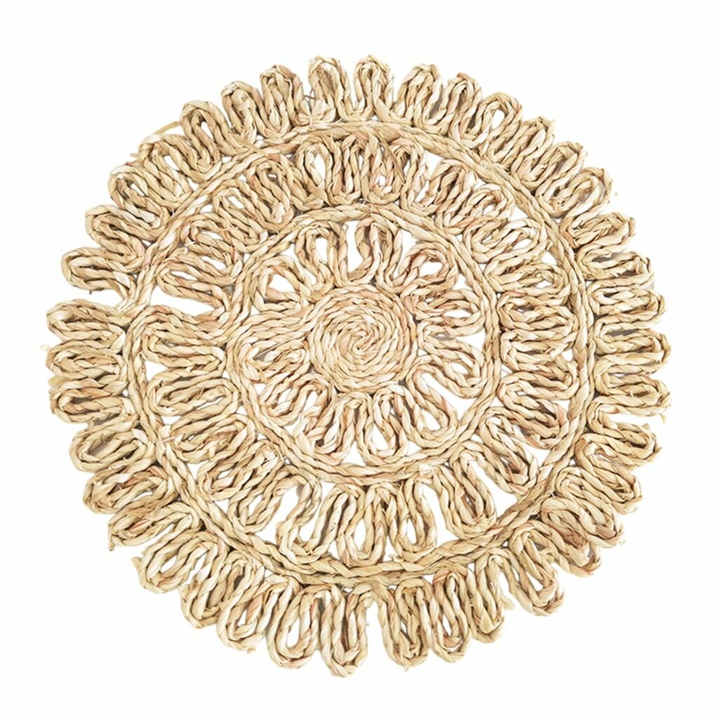 Соломенное украшение стены фоновое украшение