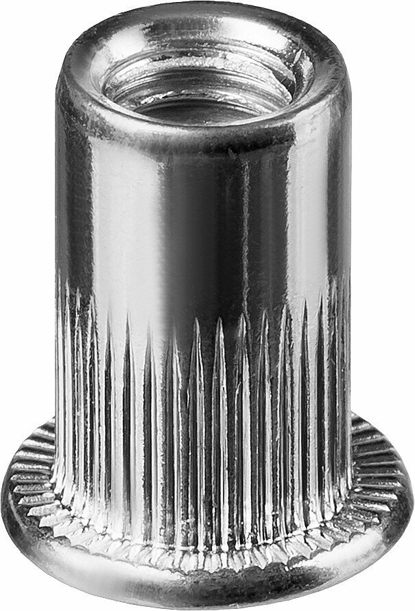 KRAFTOOL Nut-S Резьбовые заклепки, стальные с насечками, М10, 150 шт, 311707-10