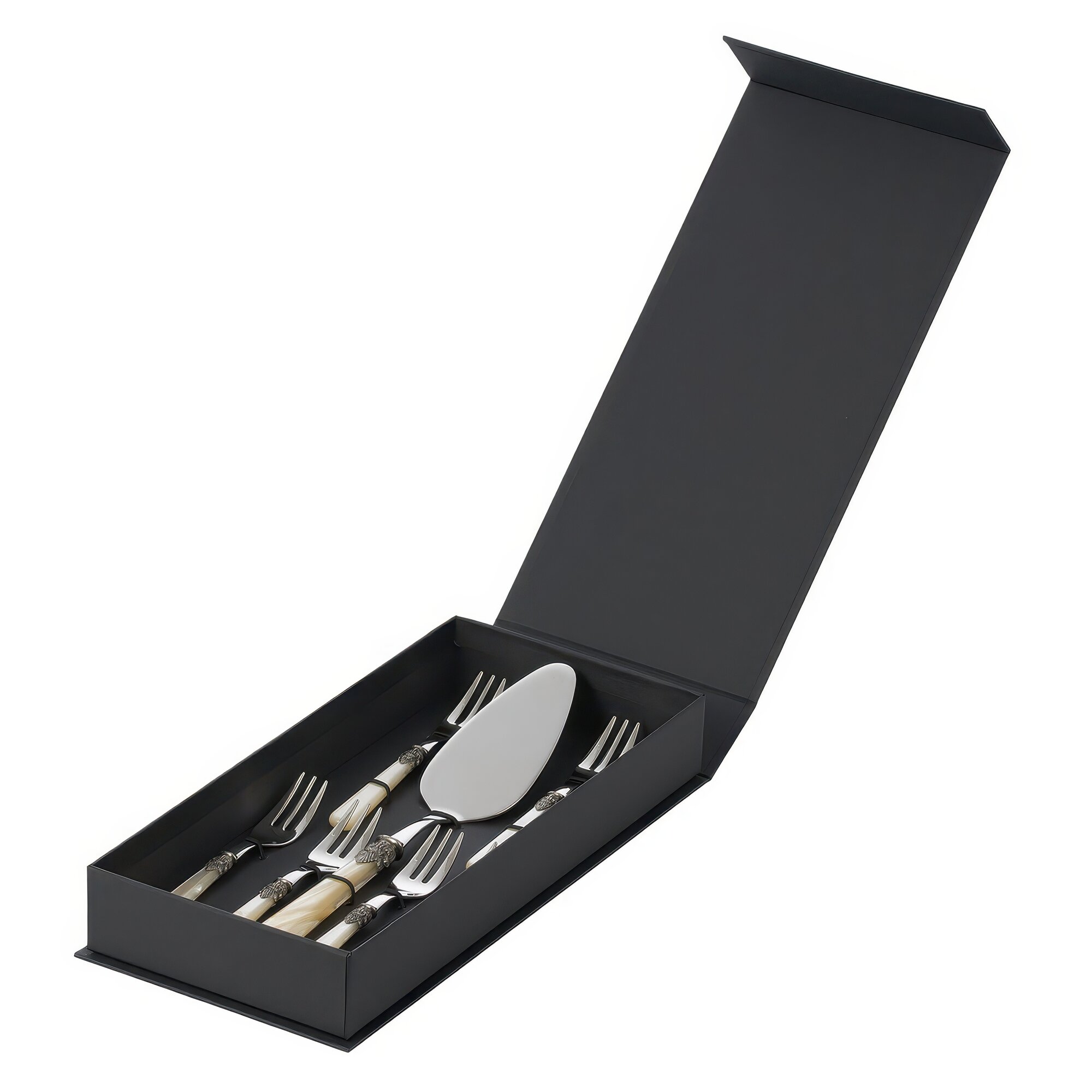 Сервировочный набор Gipfel Royal 8621, нержавеющая сталь, стальной/золотой