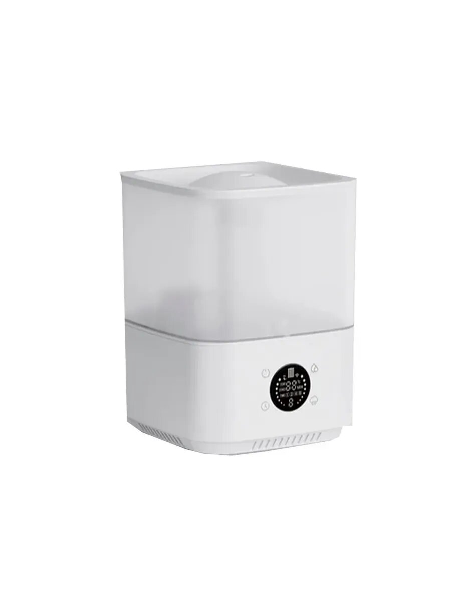 Увлажнитель воздуха Oulemei OLM-JSL002, ультразвуковой, сенсорное управление, белый/оранжевый
