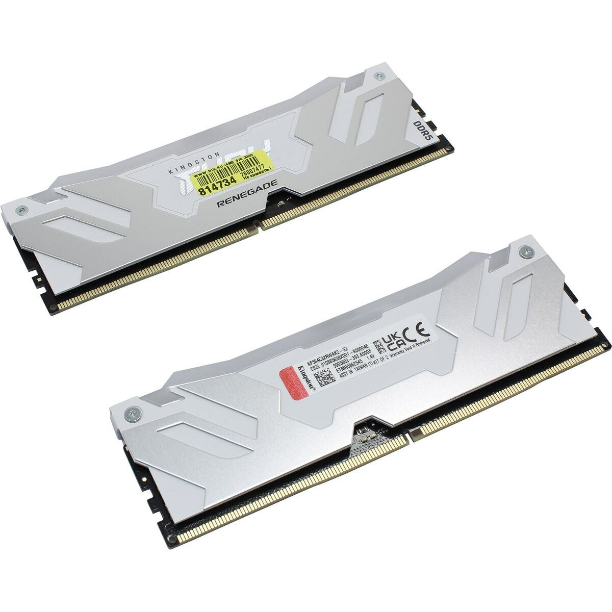 Kingston FURY Renegade RGB KF564C32RWAK2-32 DDR5 DIMM 32Gb KIT 2*16Gb PC5-51200 CL32