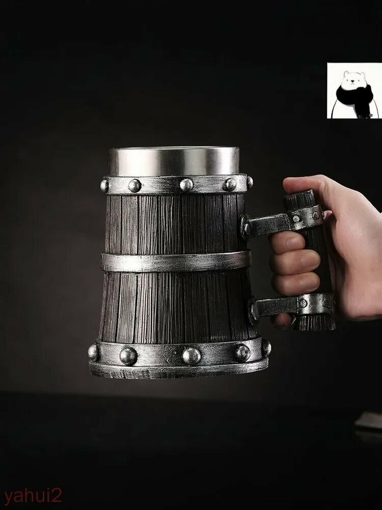 Кружка "Имитация деревянной бочки", 600 мл, 1 шт