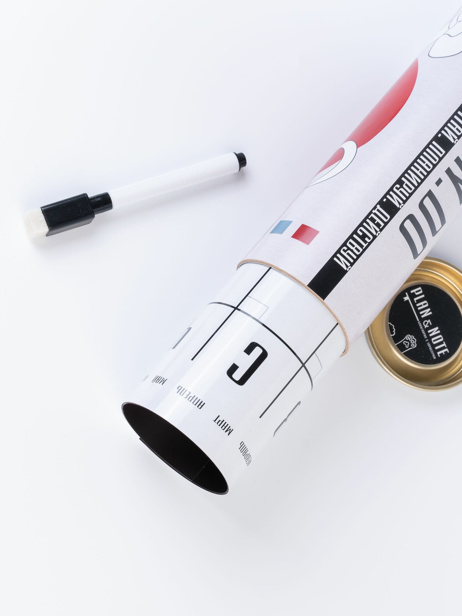 Магнитный планер подарочный набор. Календарь ежедневник на новый год 2025