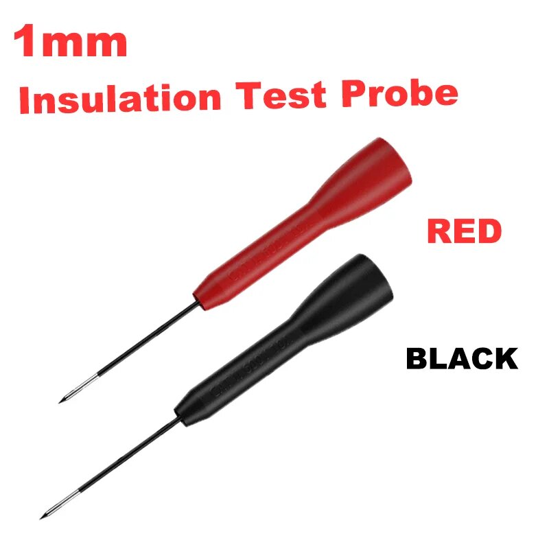 Изоляционный тестовый зонд, мультиметр, игла из нержавеющей стали для тестирования, автомобильный диагностический тестер, свинцовые аксессуары, инструмент для ремонта, 2 шт.