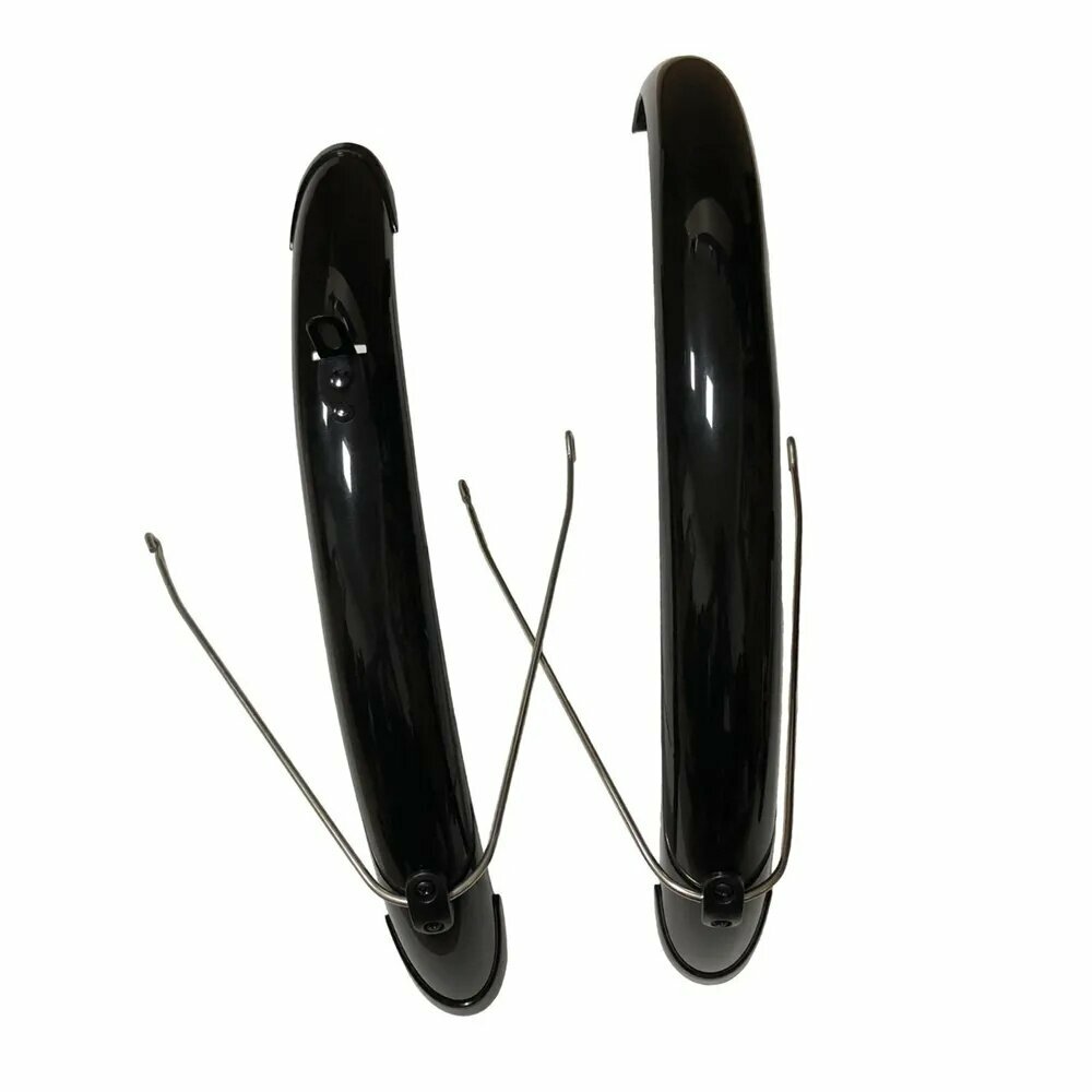 Велосипедные крылья для складных велосипедов 20 дюймов, комплект передних и задних брызговиков, прочные, черные, из ПП материала