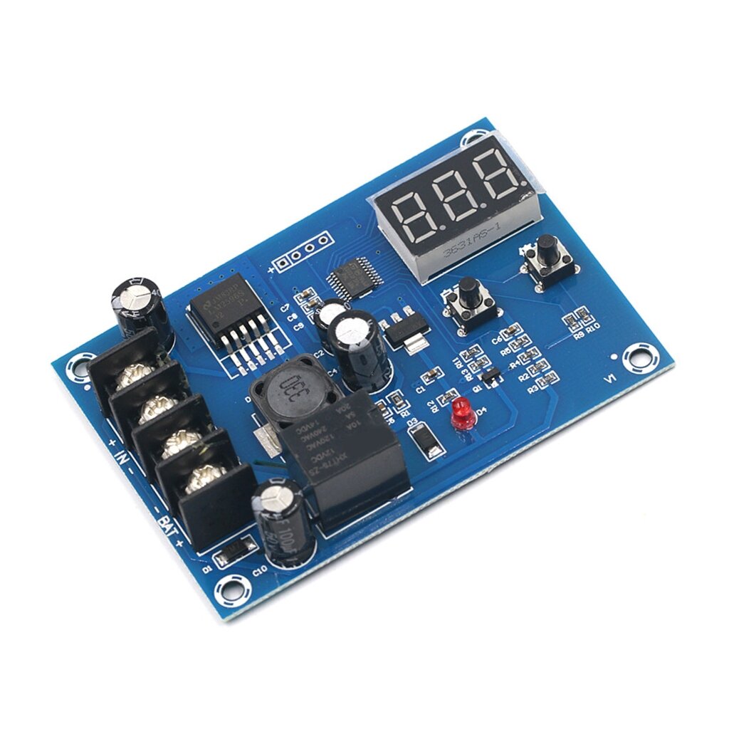 Модуль управления входной зарядкой аккумулятора DC10-30V для аккумуляторных батарей 12-24 В