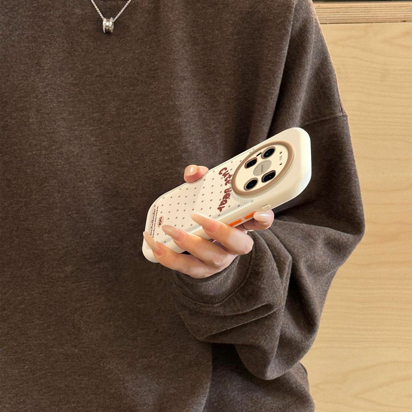 2026 Последний плюшевый вышитый чехол с медведем для Huawei Mate 80 Pro, новый полный охват HWEImate 70 в парном стиле 6