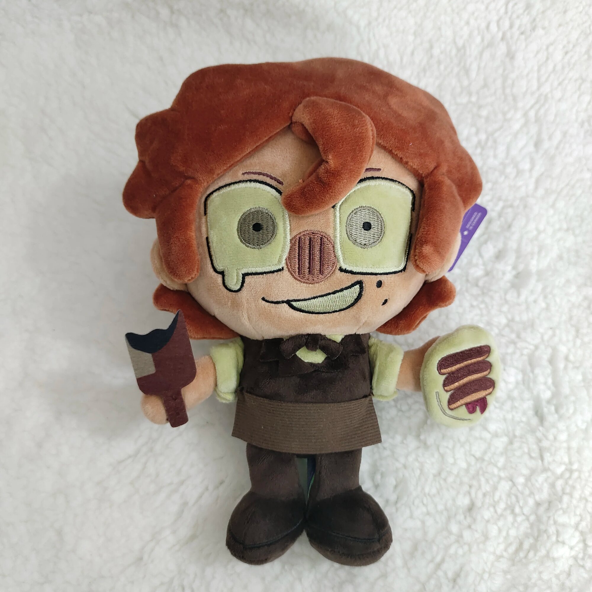 Makeship Dead Plate Vince 2.0 Плюшевая игрушка Коричневый, Rody Plush