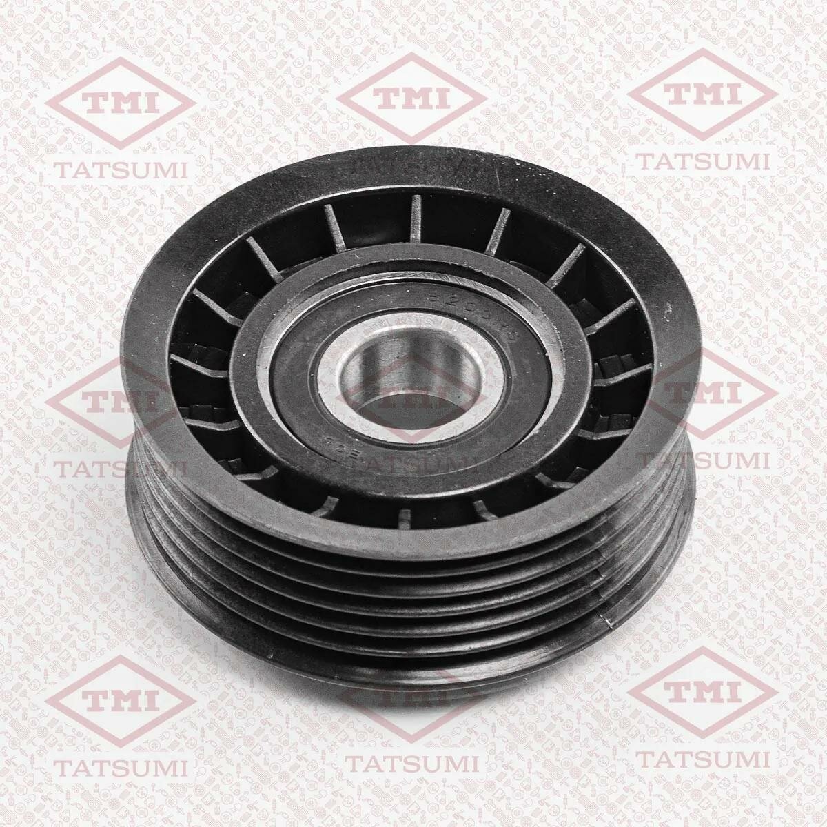Ролик натяжителя TATSUMI поликлинового ремня, Ford Focus, Maverick, Mondeo, Tourneo, Transit Connect 96-, Mazda Tribute 00- (TFD1003)