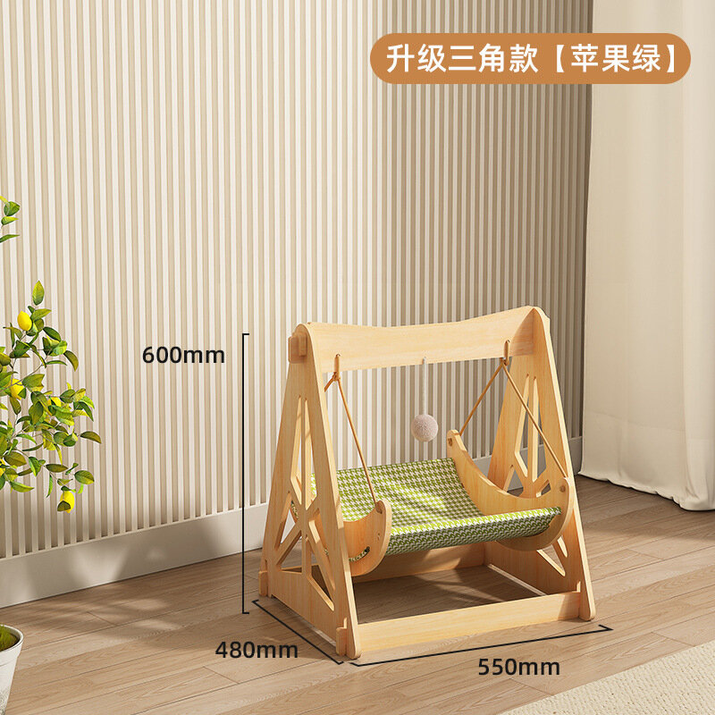 Качели для кошек, домик для собак, летняя деревянная гамак-люлька, подвесная кровать для кошек, диван-лежак, универсальная кровать для кошек на все сезоны