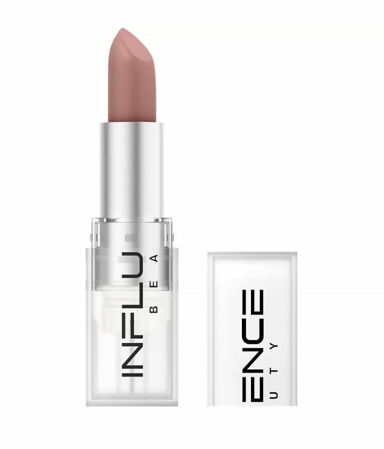 INFLUENCE BEAUTY Помада стик INFLUENCE сатиновая, shade 02, 4 г