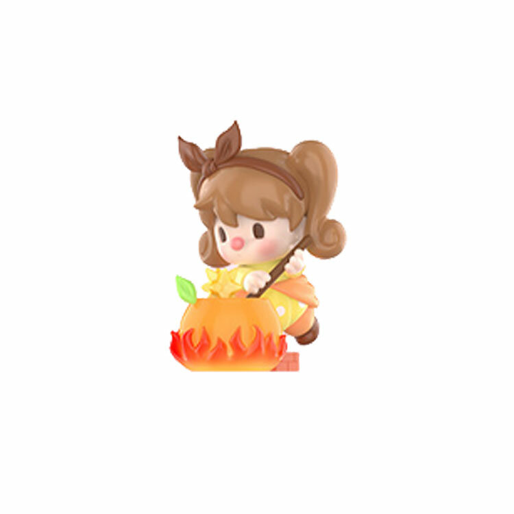 Фигурка-сюрприз унисекс POP MART Little Sweet Bean Fruit Island Adventure, Confirmed-Orange Alchemy Bean (Open)