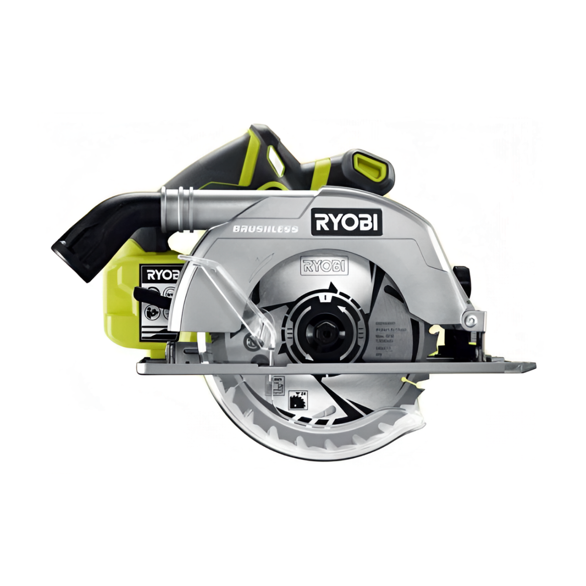 Пила дисковая аккумуляторная RYOBI R18CS7-0, зеленый/серебристый, диск 184мм, 3700об/мин