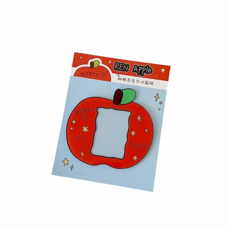 Милые наклейки для фоторамки с фруктами и едой на холодильник-Apple refrigerator stickers