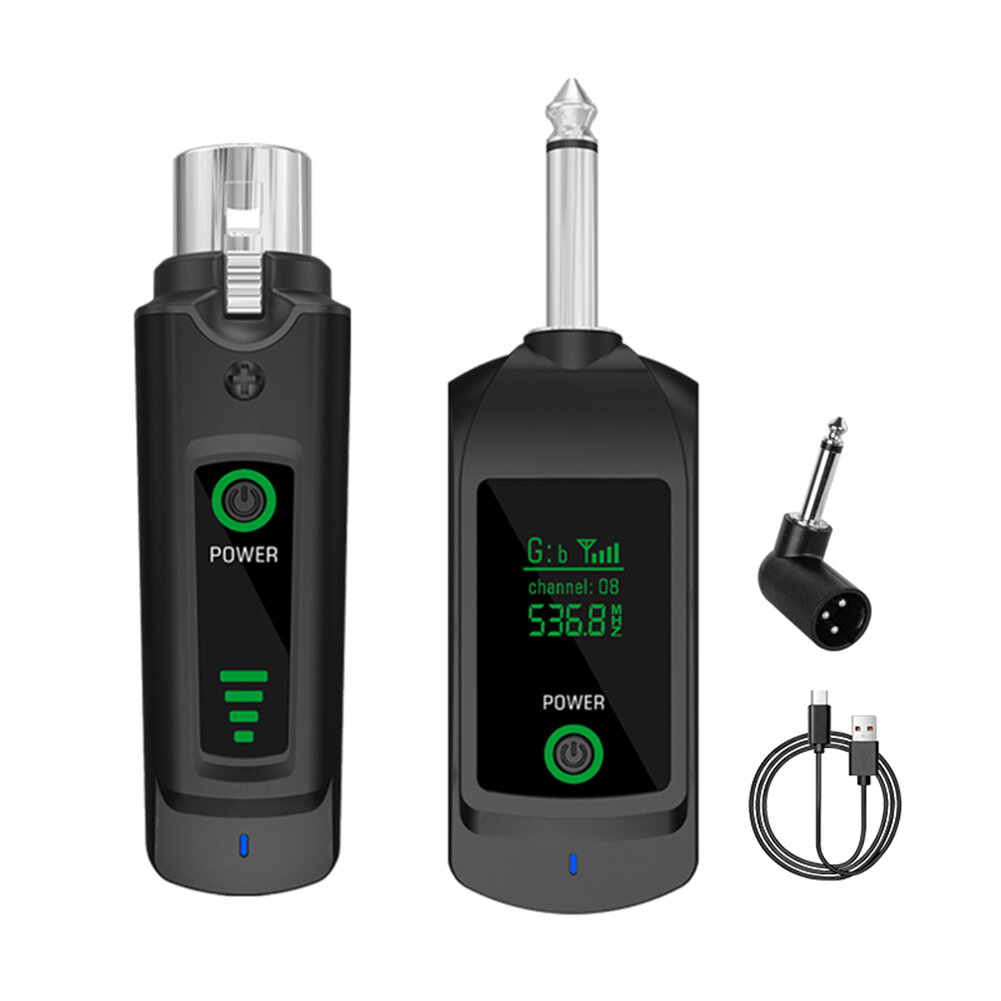 Проводное преобразование беспроводная микрофонная система передатчик приемник (Обновленный)