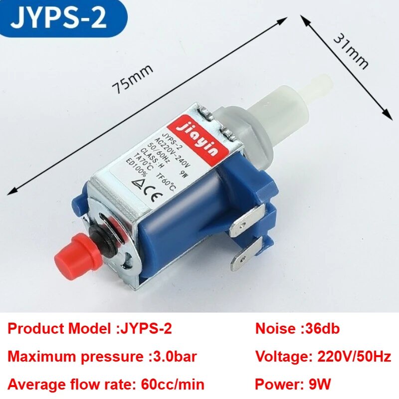 Электромагнитный насос JYPS-2, 220V, 9W, 3.0bar