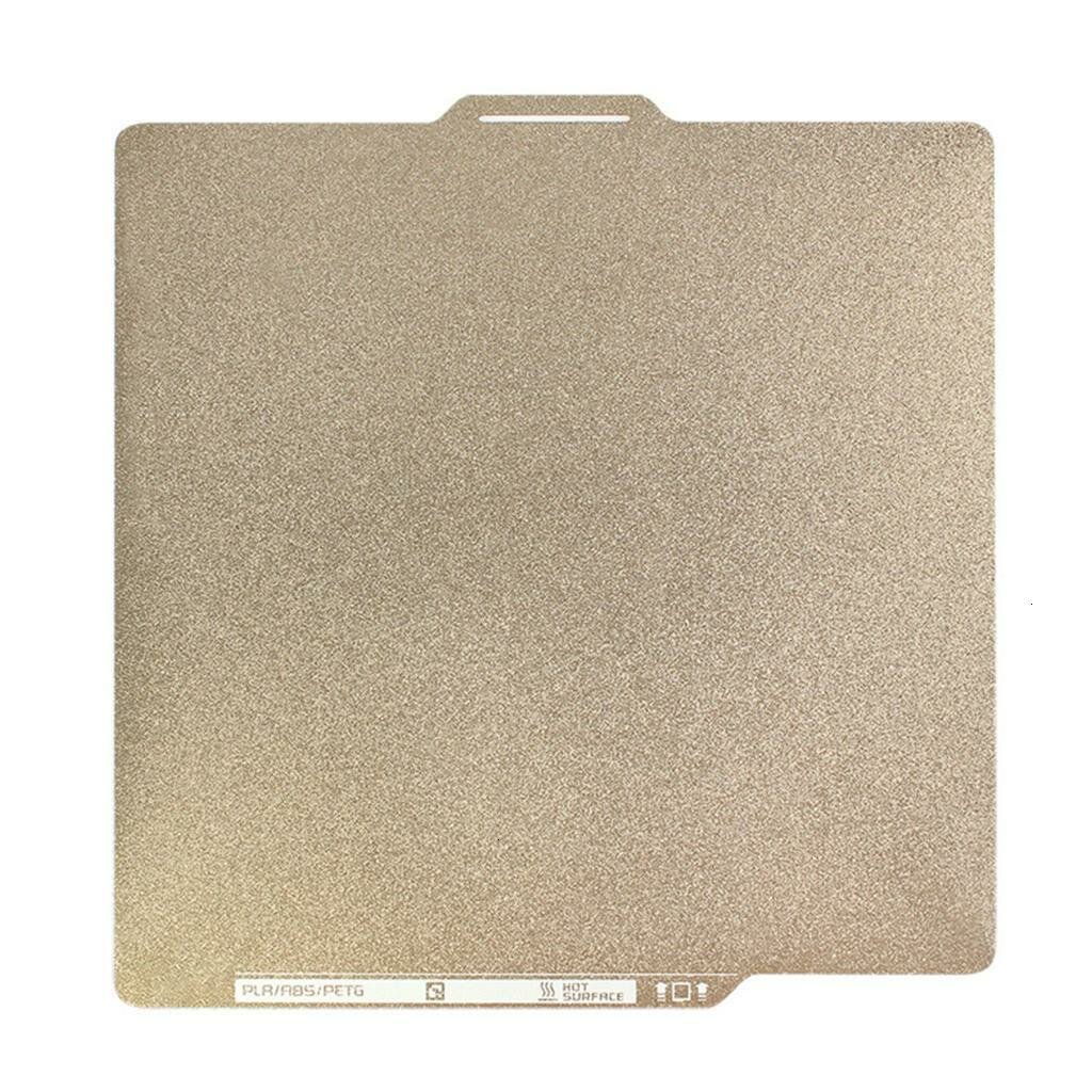 Стальная пластина с двусторонней порошковой текстурой P1P/X1C golden PEI, устойчивая к высоким температурам