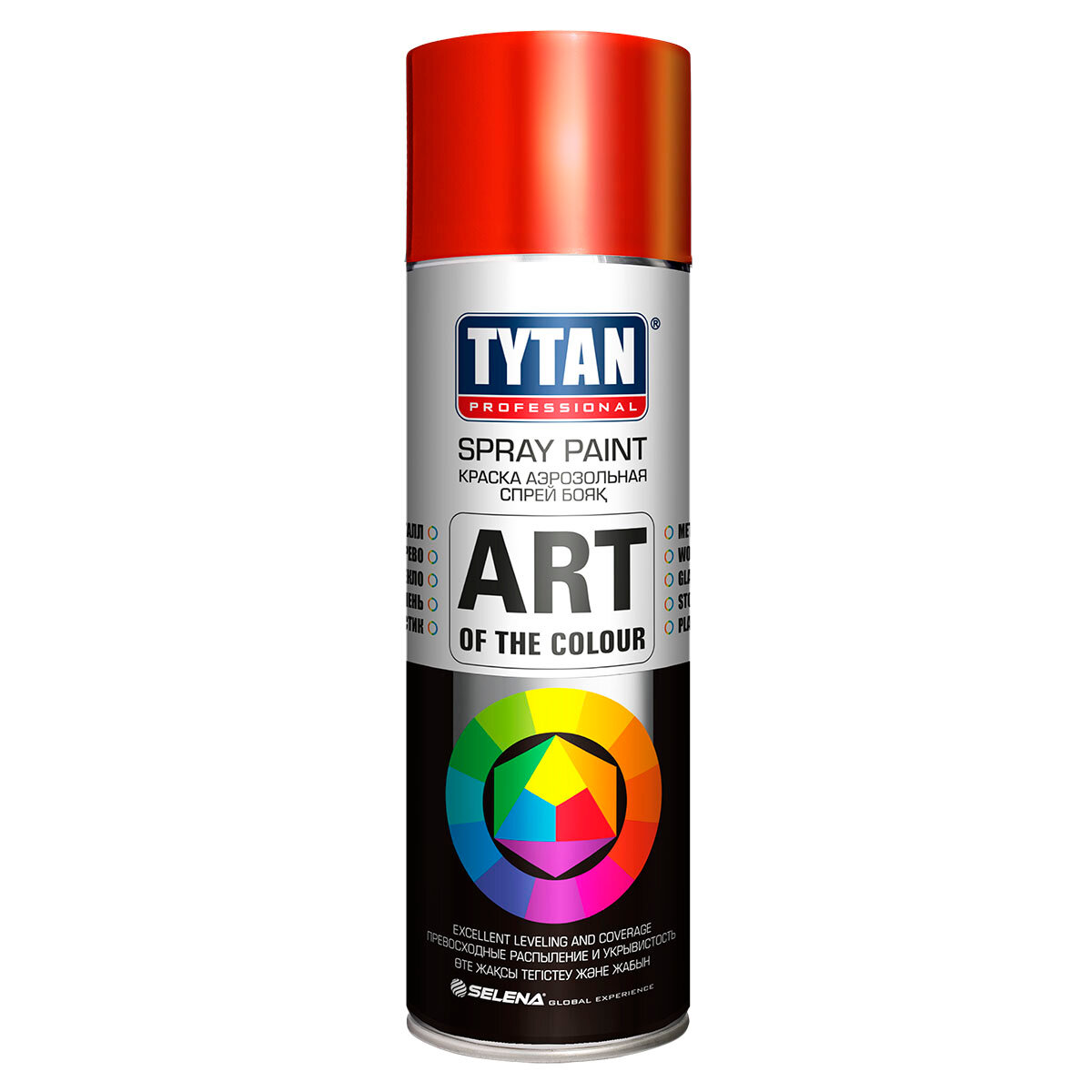 Краска TYTAN PROFESSIONAL ART OF THE COLOR аэрозольная RAL3020 красный 400мл