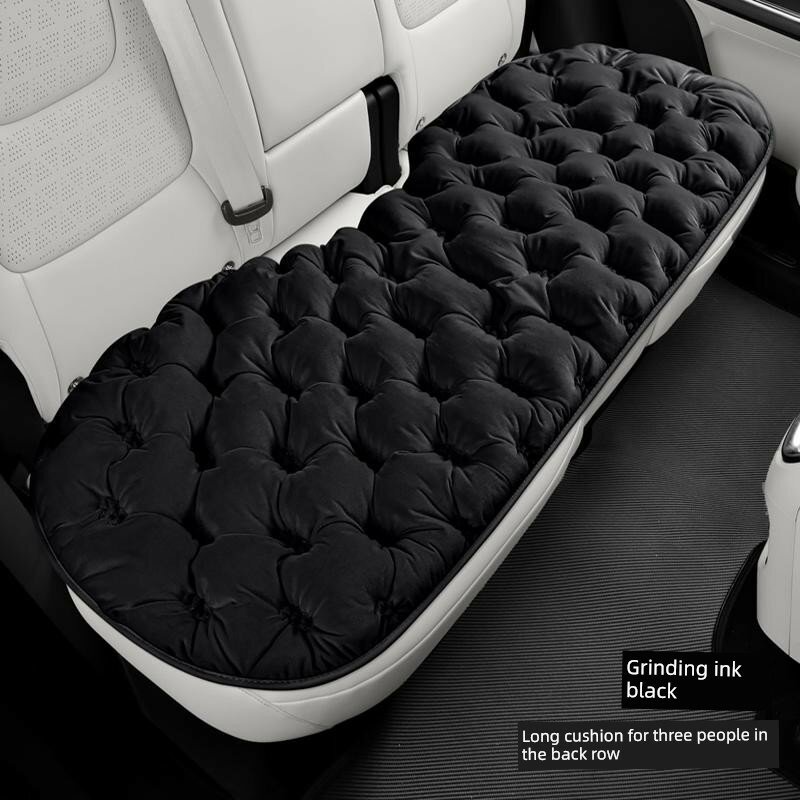 Новая зимняя плюшевая теплая подушка-накидка на автомобильное сиденье 2025 года, утолщенная меховая накидка-полушапка