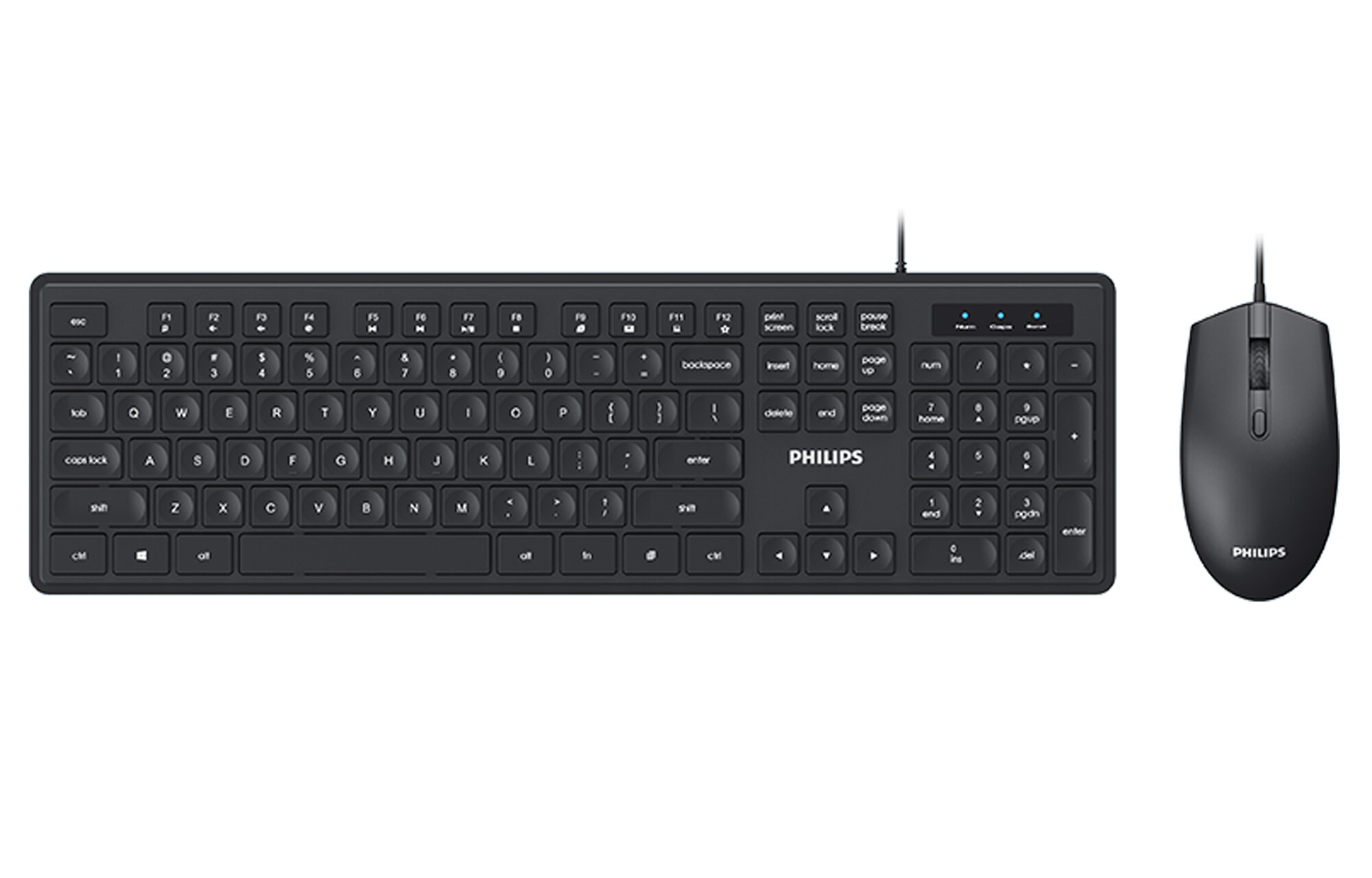 Клавиатура и мышь унисекс PHILIPS 13995031