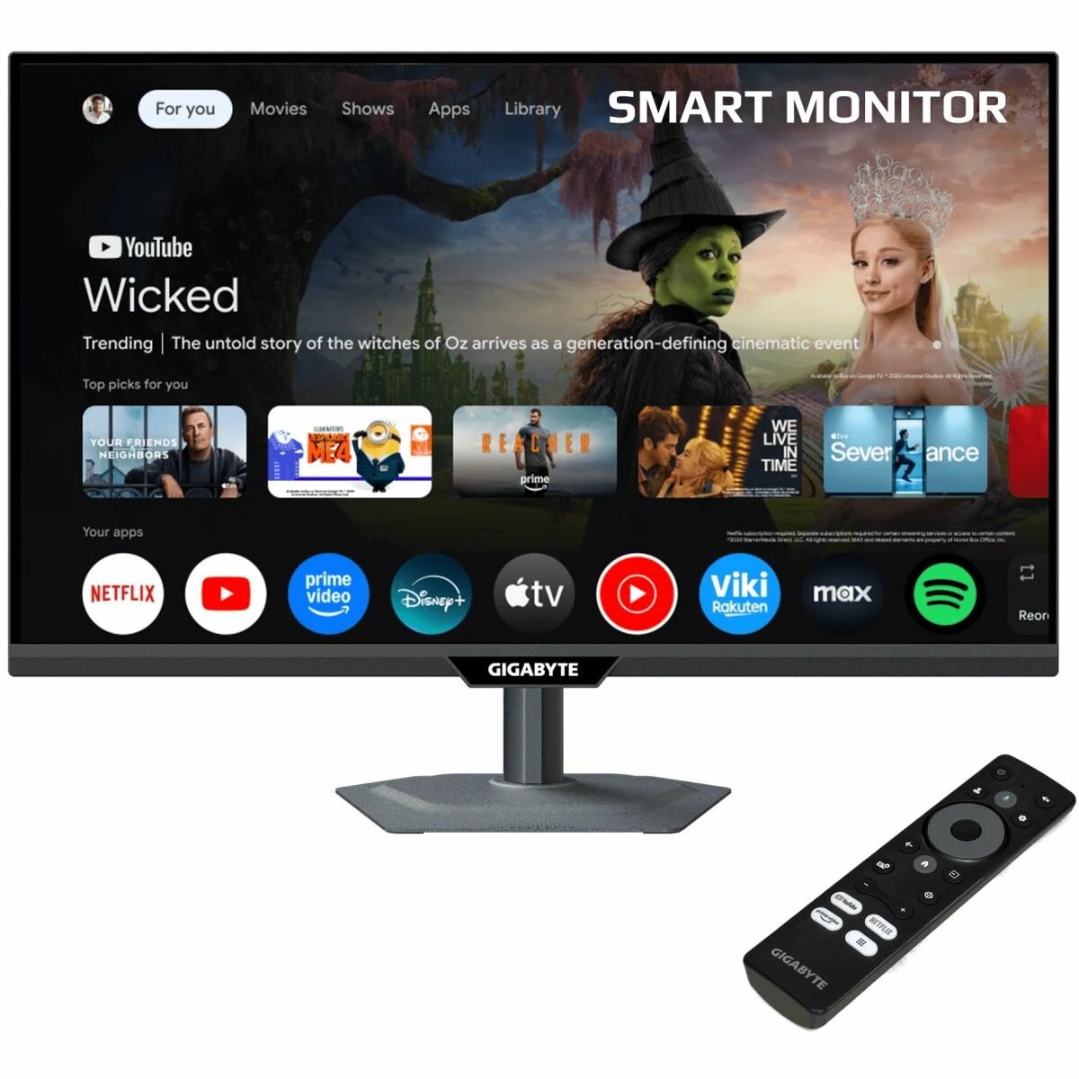 Gigabyte 27 Монитор M27QS EK IPS, 2560x1440, 180 Гц