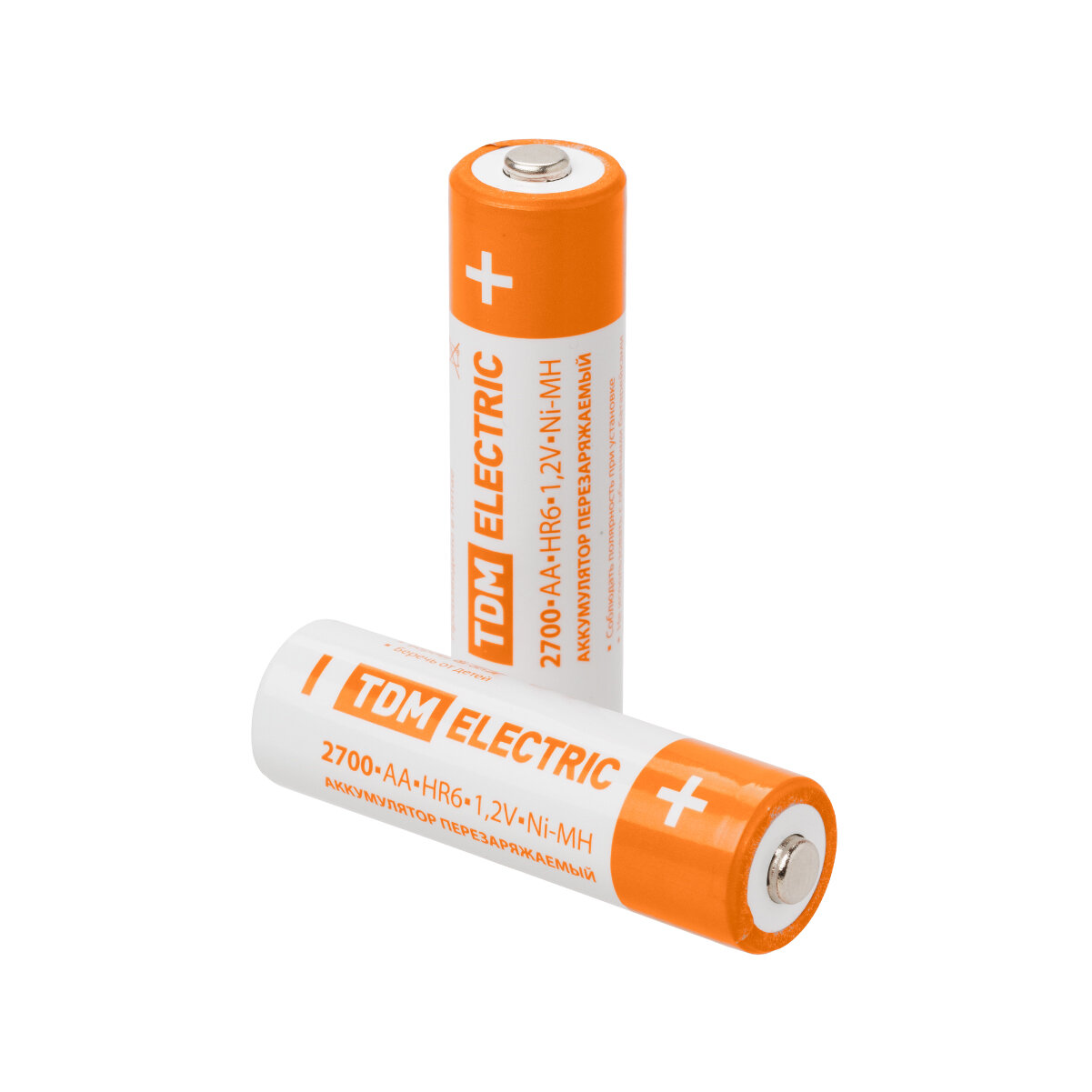 Аккумулятор AA-2700 mAh Ni-MH BP-2 TDM {SQ1702-0072} (2 шт/1 упак)