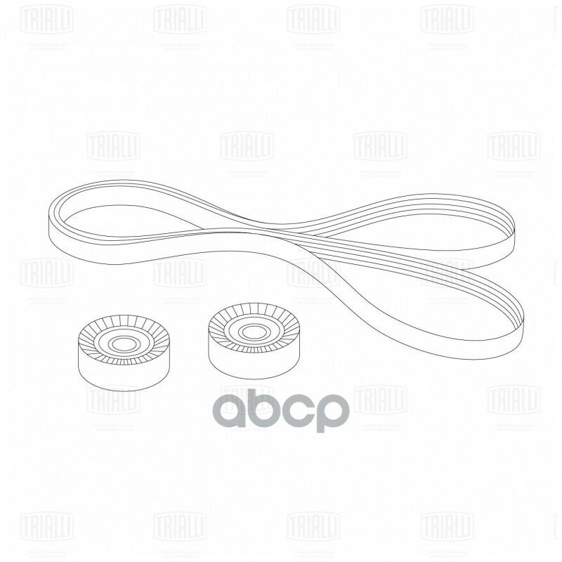 Ремкомплект генер. для а м Лада Ларгус (12-) Logan (04-) 1.4i 1.6i AC 16v К4 (1рем.6PK1820+2ролика) (GD 735) Trialli арт. GD735