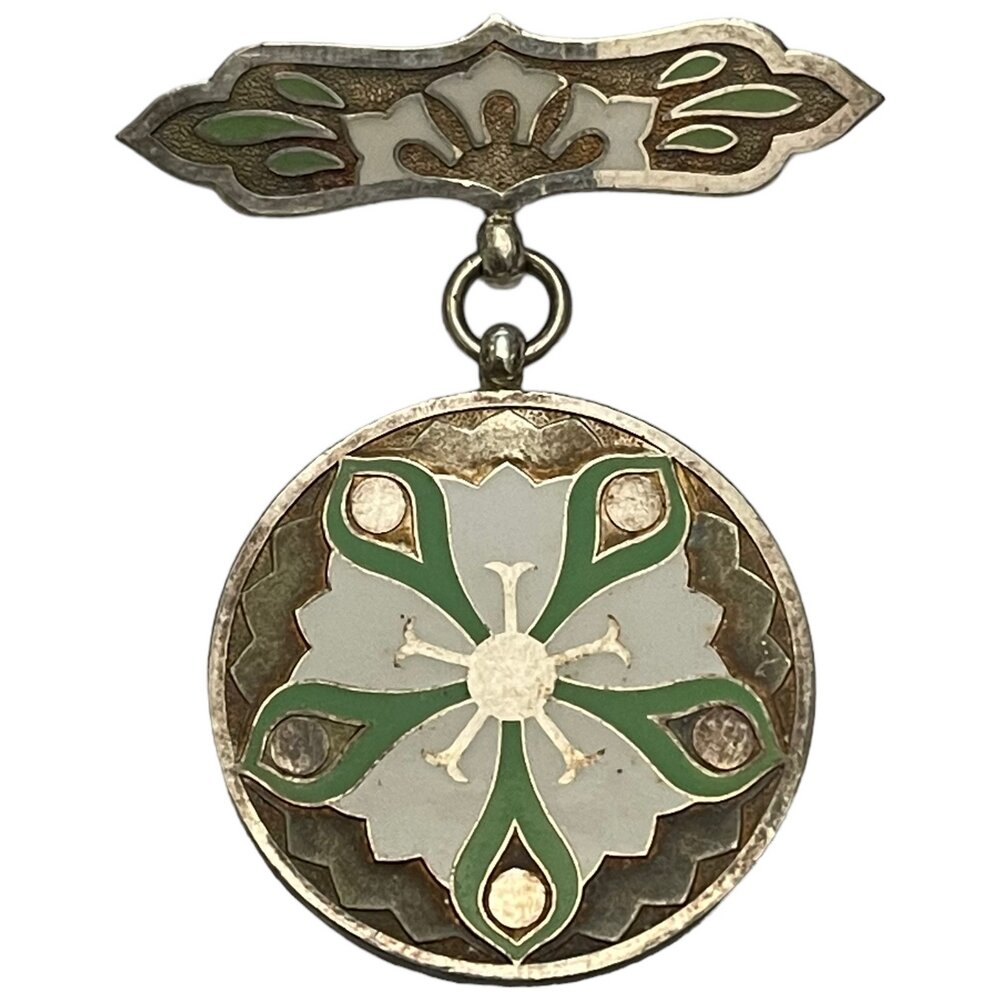 Знак "Зеленого листа. Особый член Ассоциации Сайсэйкай" Япония 1939-1945 гг.