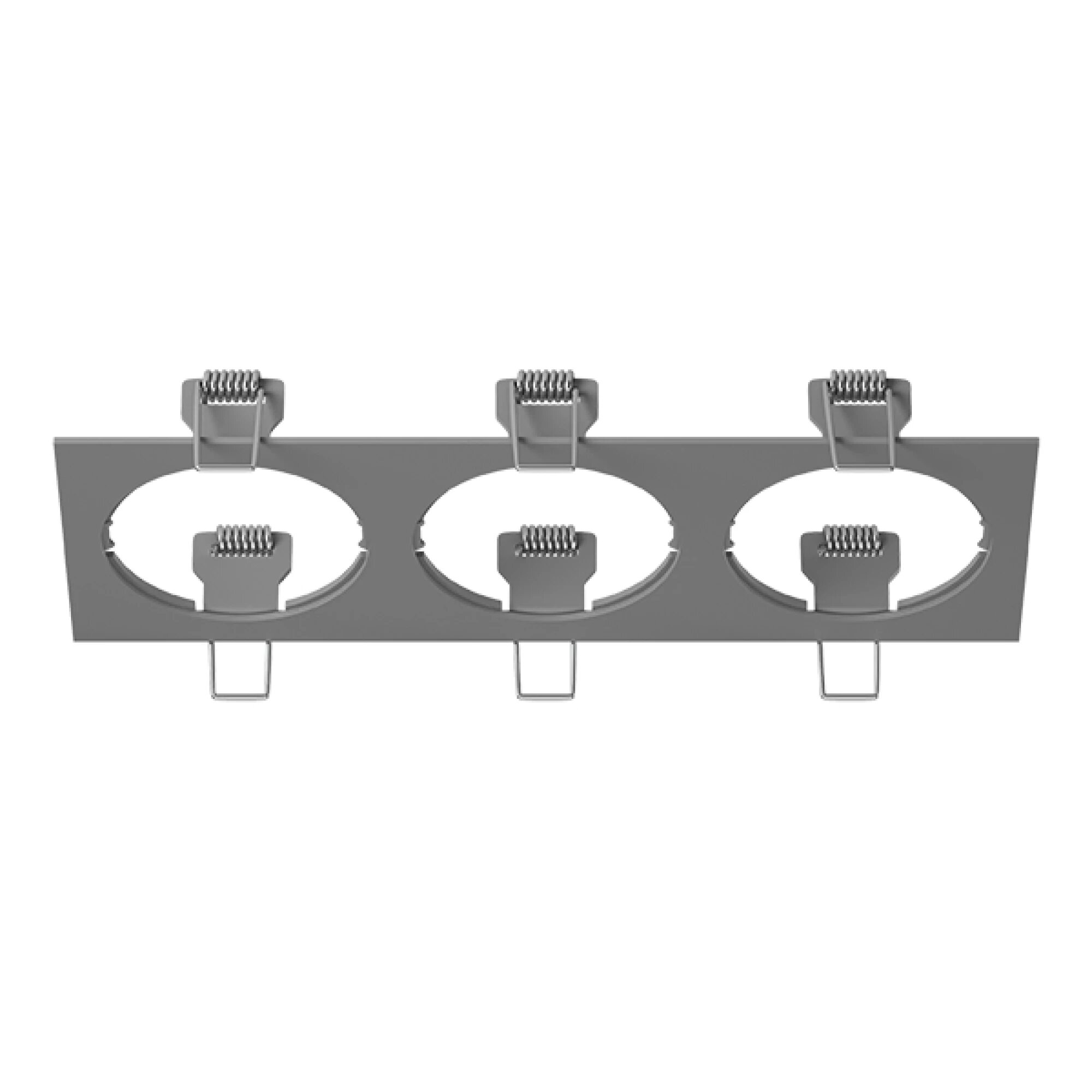 217539 Рамка INTERO 16 Triple QUADRO серый, шт