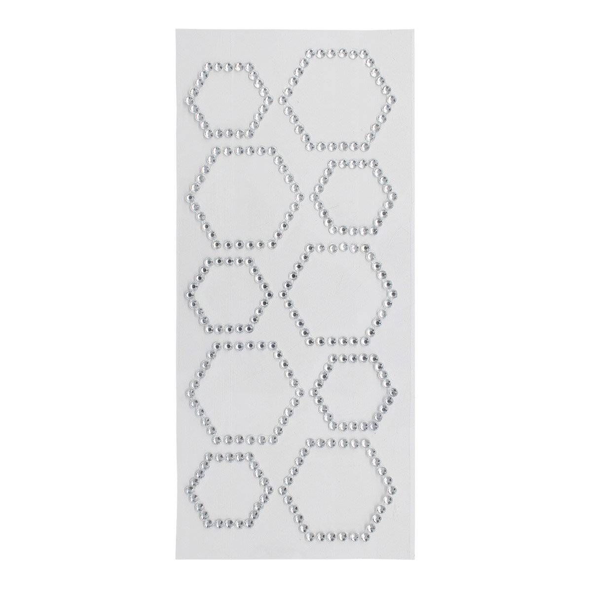 63608 Декоративная наклейка из страз Шестиугольники