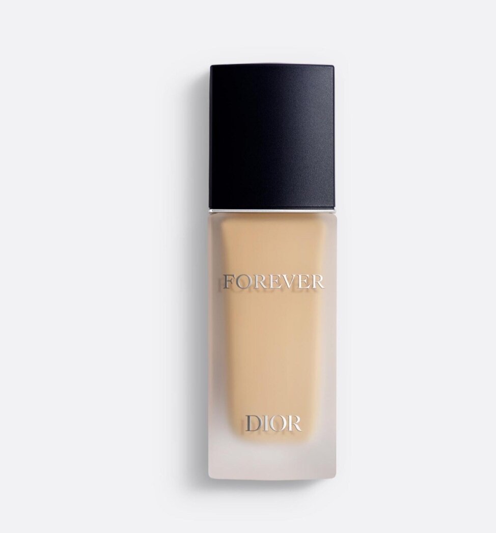 Тональный флюид DIOR Forever 30мл | Матовый финиш 24ч без отпечатков | Контроль блеска и уход | Тон 1N