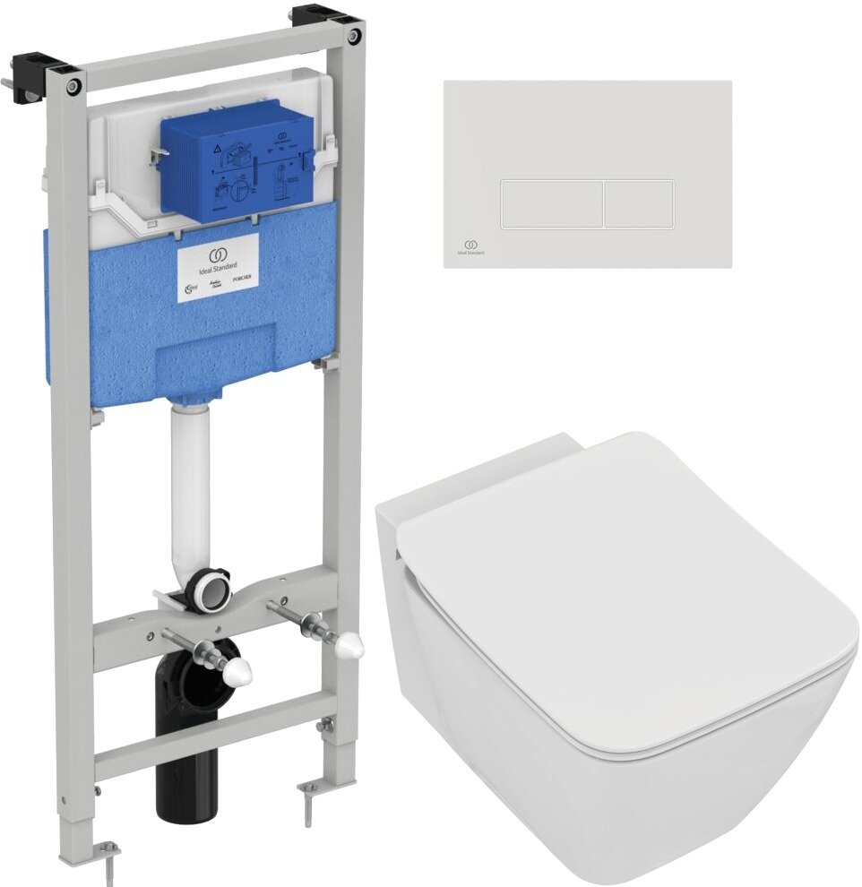 Комплект Унитаз подвесной Ideal Standard STRADA II T359601 + Система инсталляции для унитазов Ideal Standard Prosys Frame 120 M R020467 E387001