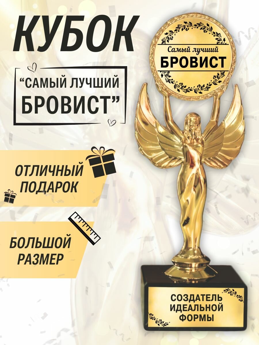 Подарочная статуэтка оскар лучший бровист